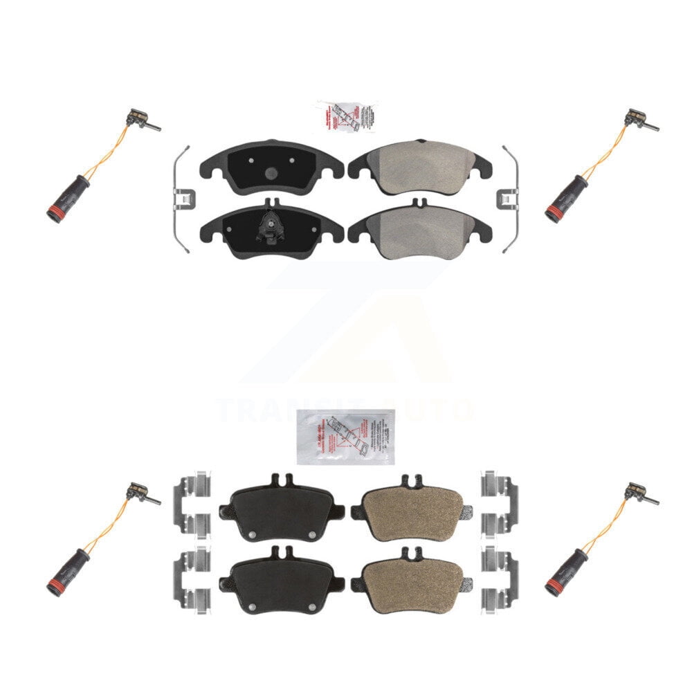 AmeriBRAKES Ceramic Disc Brake Pads - Mercedes-Benz SLK350 - Walmart.com
