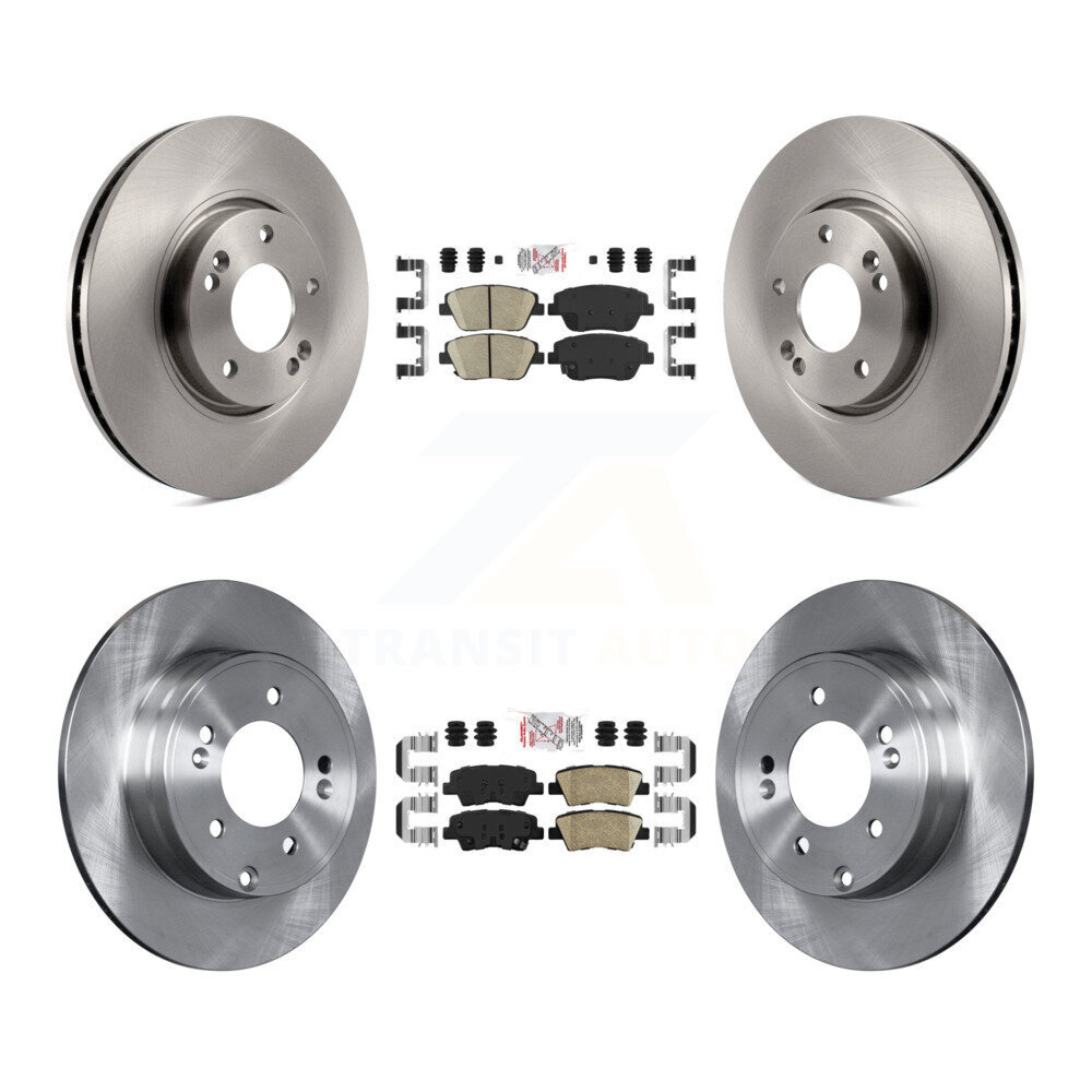 Free Shipping! Transit Auto Front Rear Ceramic Pads and Rotors Kit for 2016 Kia Optima Hybrid ...