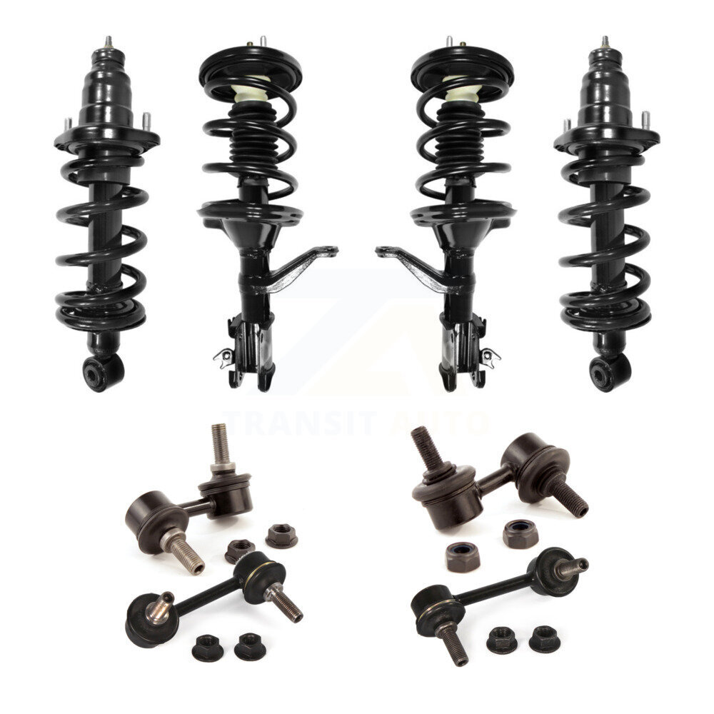 Transit Auto Front Rear Complete suspension Strut & TOR sway Bar Link ...