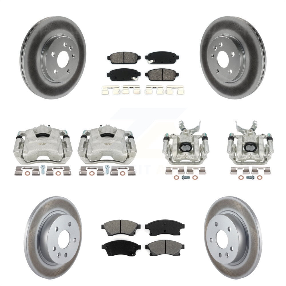 Transit Auto Front Rear Disc Brake Caliper Coated Rotors And Semi ...