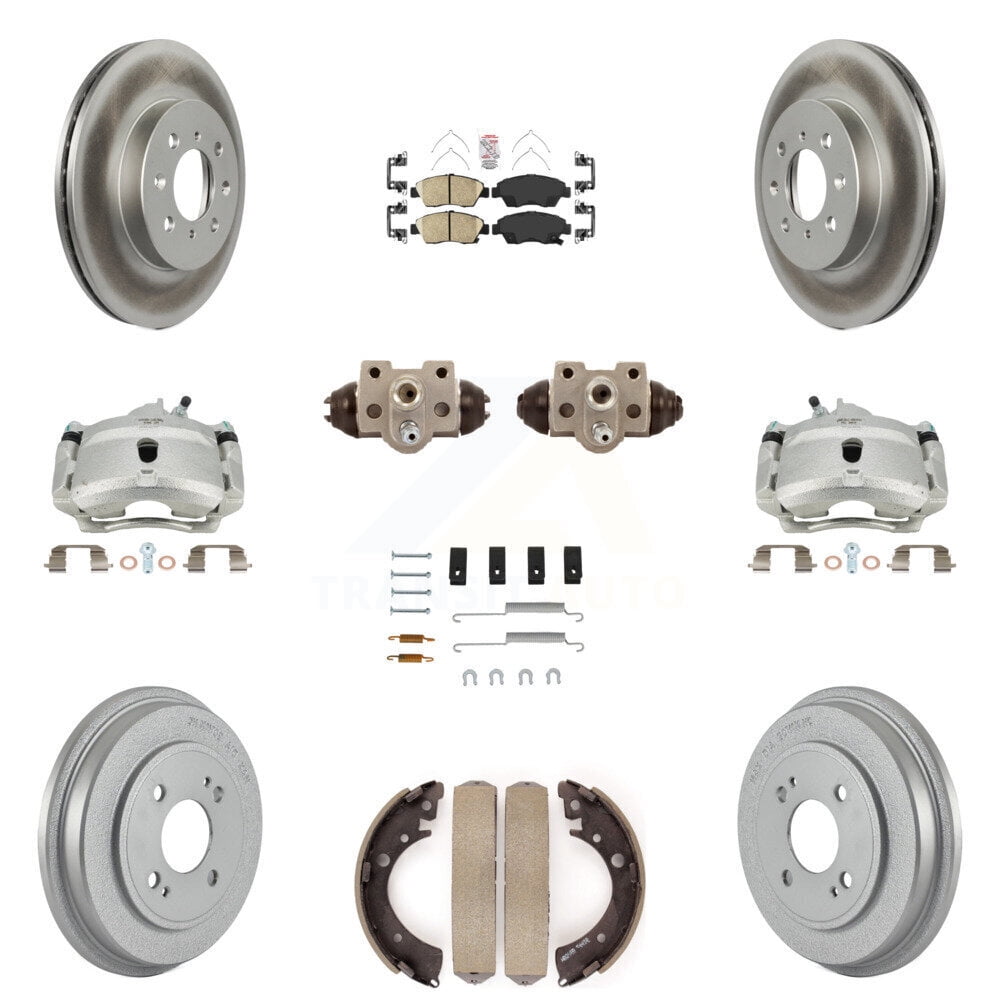 Transit Auto Front Rear Disc Brake Caliper Coated Rotors Drums Ceramic ...