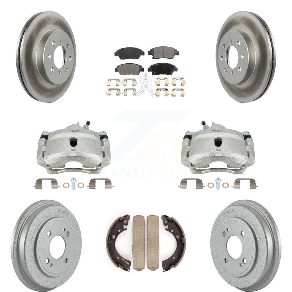 Transit Auto Front Rear Disc Brake Caliper Coated Rotors Drums Semi ...
