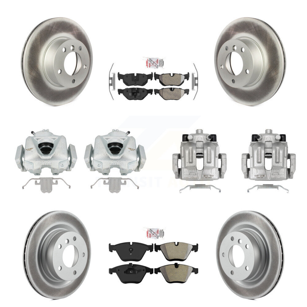 Transit Auto Front Rear Disc Brake Caliper Coated Rotors and Semi ...