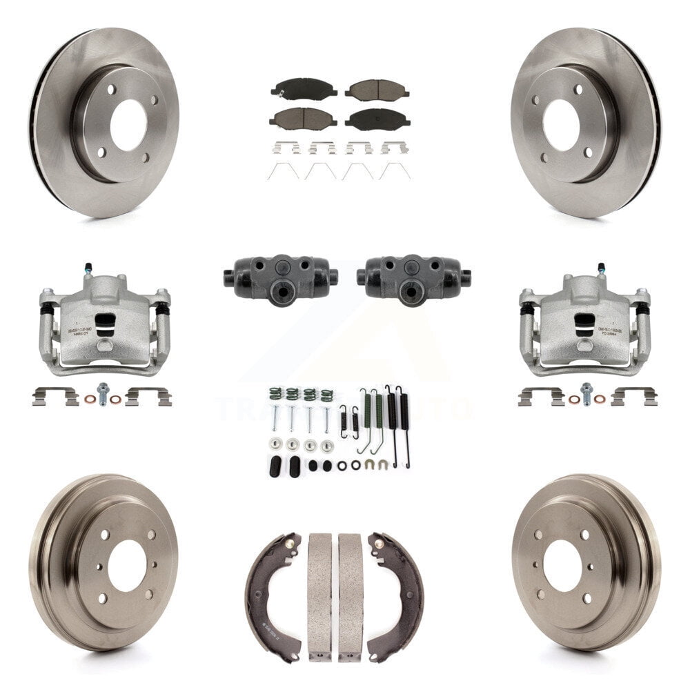 Transit Auto Front Rear Disc Brake Caliper Rotors Drums Ceramic Pads ...