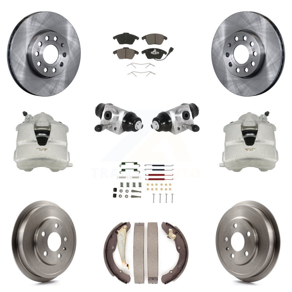 Transit Auto Front Rear Disc Brake Caliper Rotors Drums Ceramic Pads ...