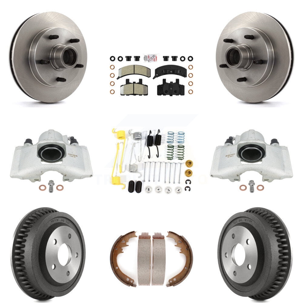 Transit Auto Front Rear Disc Brake Caliper Rotors Drums Semi-Metallic ...