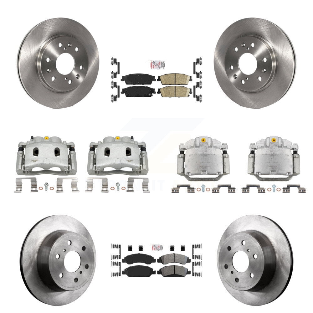 Transit Auto Front Rear Brake Caliper Rotor and Semi-Metallic Ceramic ...