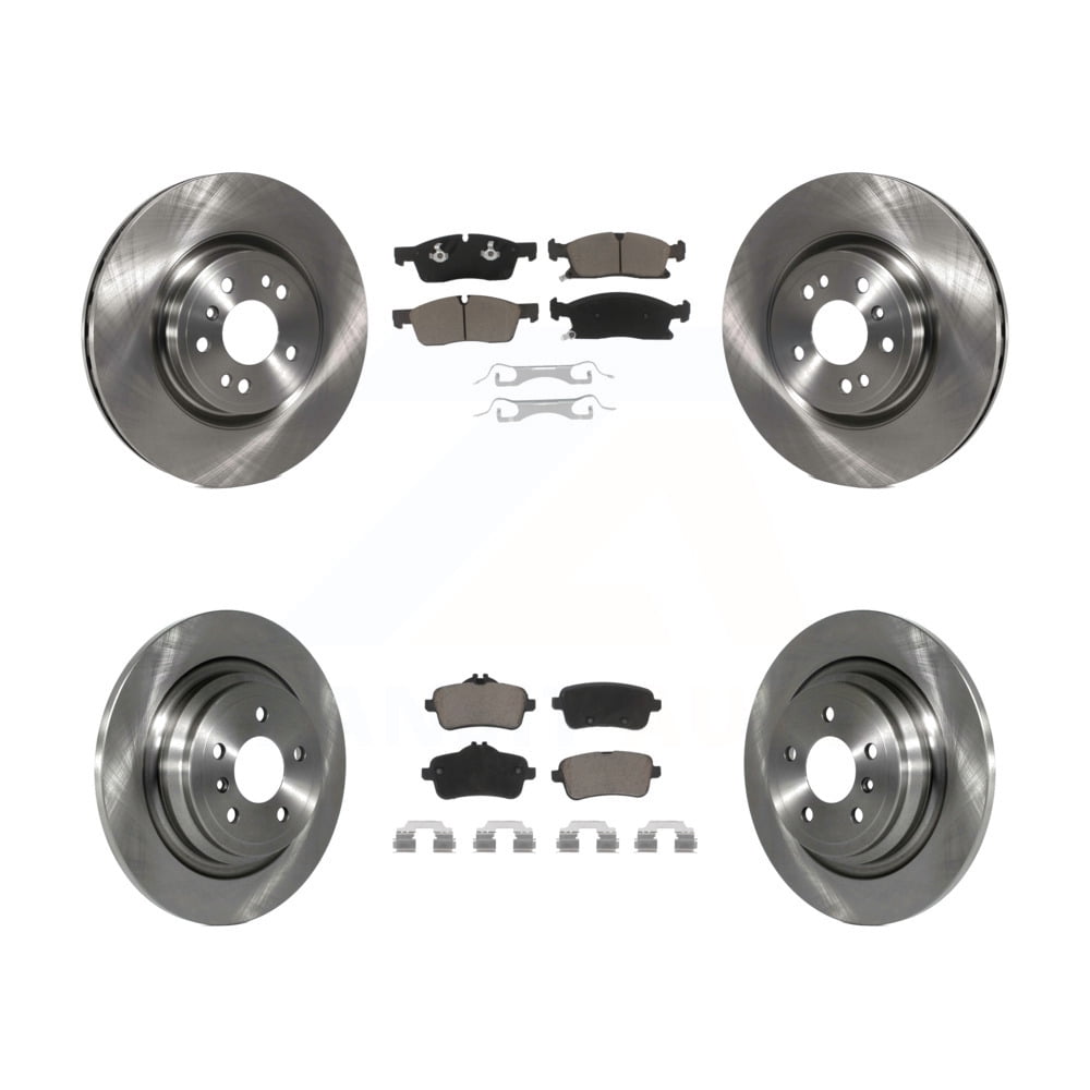 CMX Front Rear Disc Brake Rotors and Ceramic Pads Kit for Car Mercedes ...
