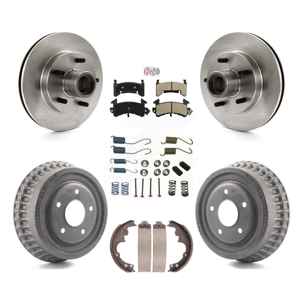 Transit Auto Front Rear Disc Brake Rotors Hub Assembly Semi-Metallic ...