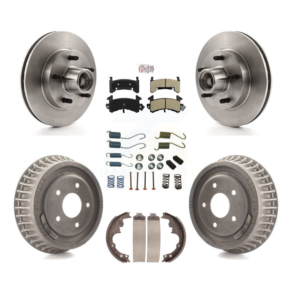 Transit Auto Front Rear Disc Brake Rotors Hub Assembly Semi-Metallic ...