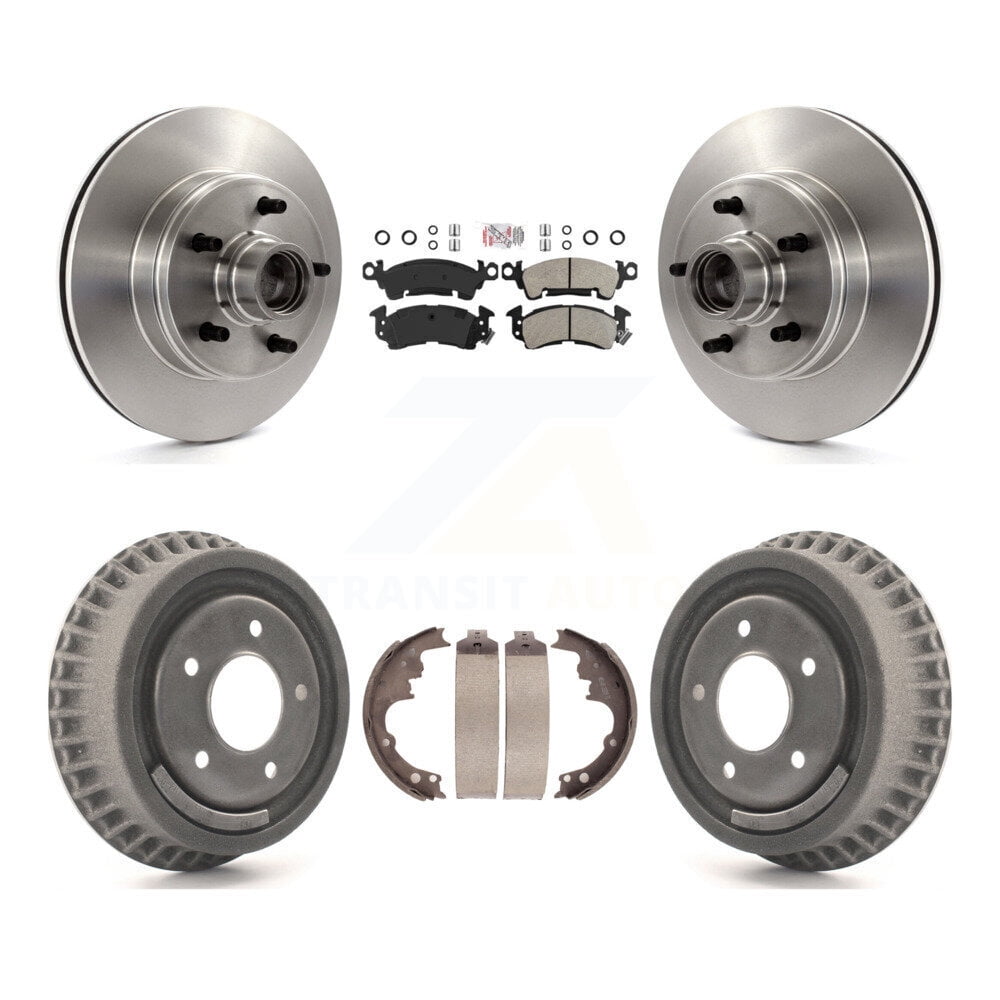 Transit Auto Front Rear Disc Brake Rotors Hub Assembly Semi-Metallic ...