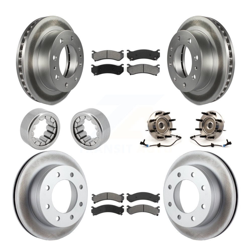 Transit Auto Front Rear Hub Bearing Assembly Coated Disc Brake Rotor ...