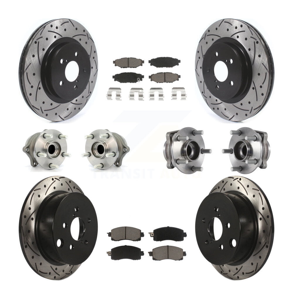 Transit Auto Front Rear Hub Bearing Assembly Coated Disc Brake Rotor ...