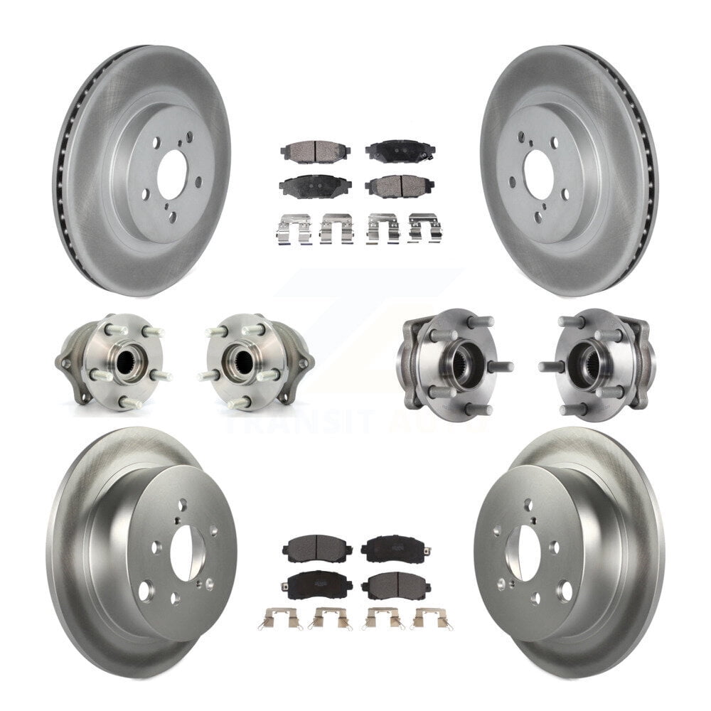 Transit Auto Front Rear Hub Bearing Coated Disc Brake Rotor and Semi ...