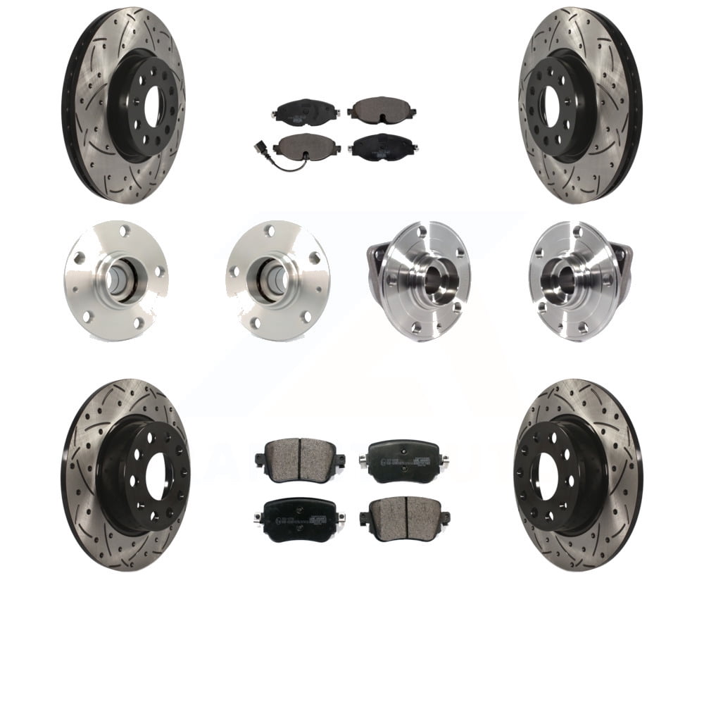 Transit Auto - Front Rear Hub Bearings Assembly Coated Disc Brake ...