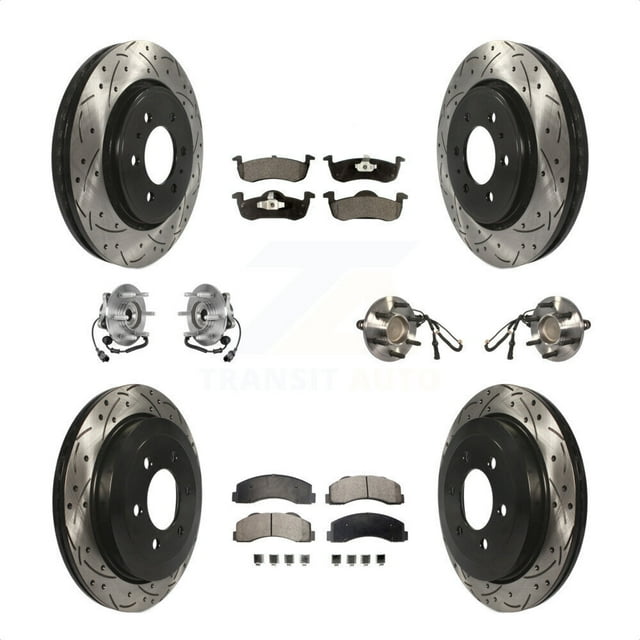 Transit Auto - Front Rear Hub Bearings Assembly Coated Disc Brake ...