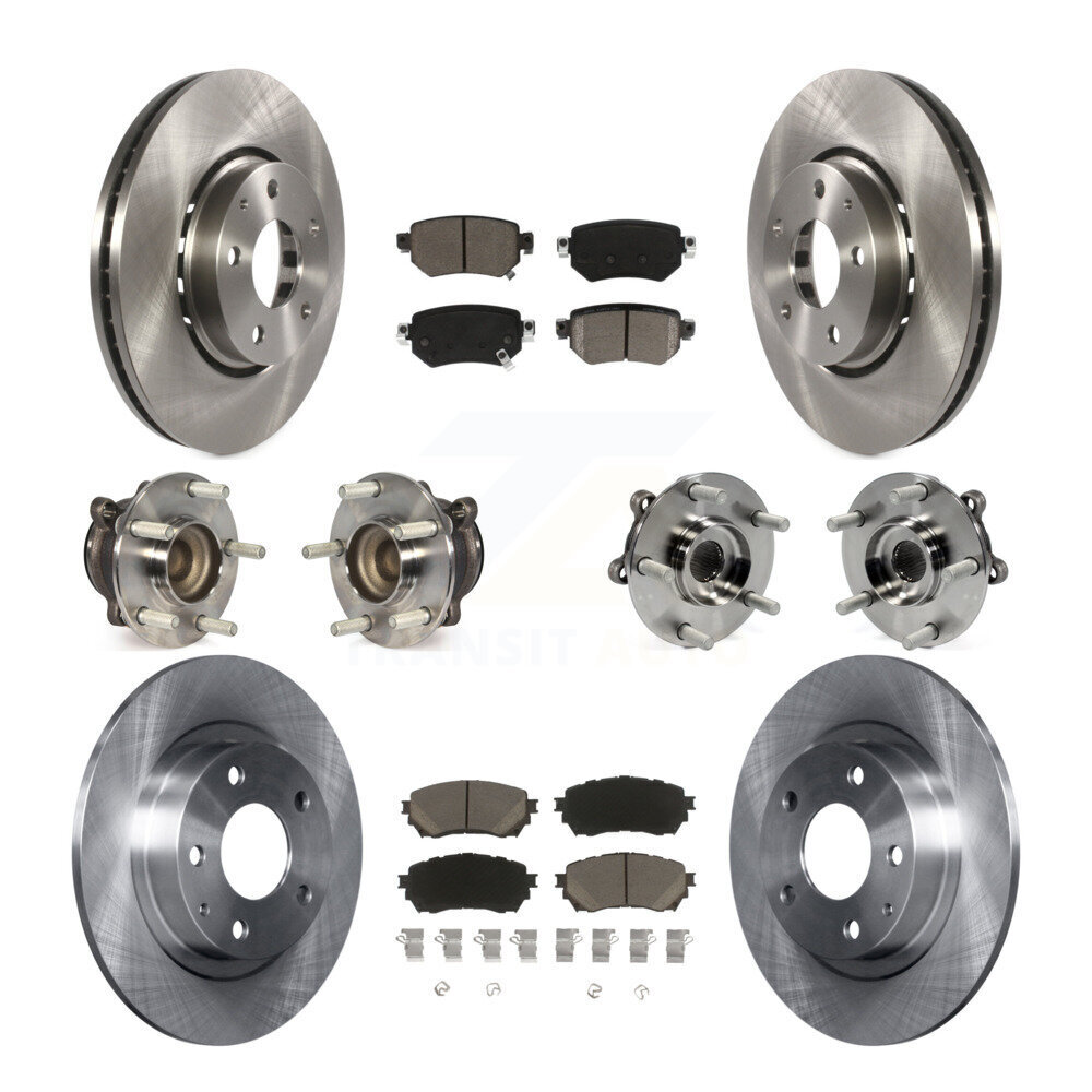 Transit Auto Front Rear Hub Bearings Assembly Disc Brake Rotors and ...