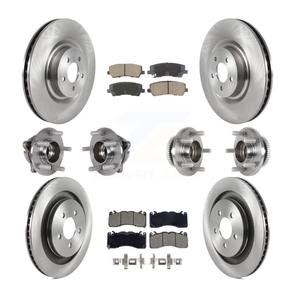 Transit Auto Front Rear Hub Bearings Assembly Disc Brake Rotors and ...