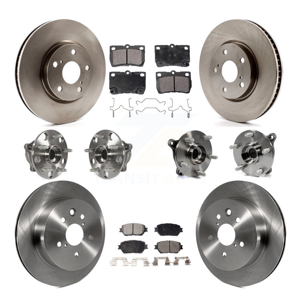 Transit Auto Front Rear Hub Bearings Assembly Disc Brake Rotors and ...