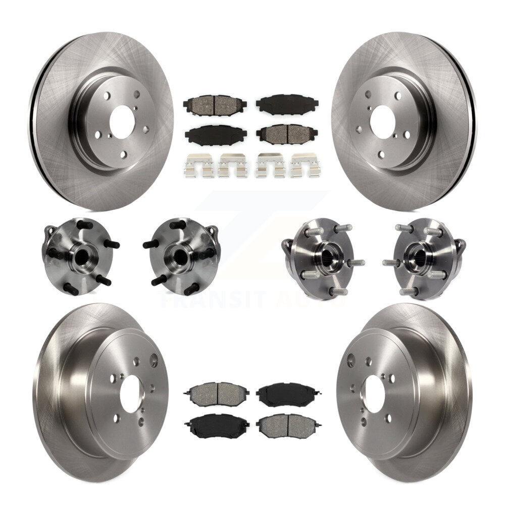 Transit Auto Front Rear Hub Bearings Assembly Disc Brake Rotors and ...