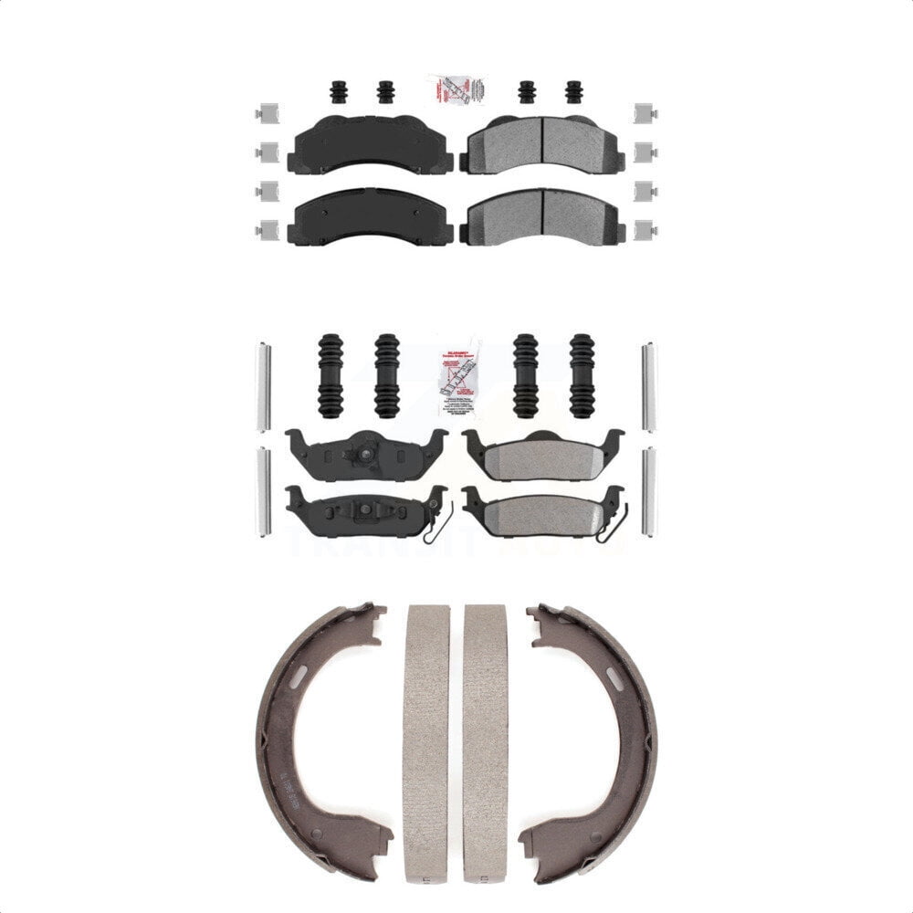 Transit Auto Front Rear Semi-Metallic Disc Brake Pads Kit for Car 2010 ...