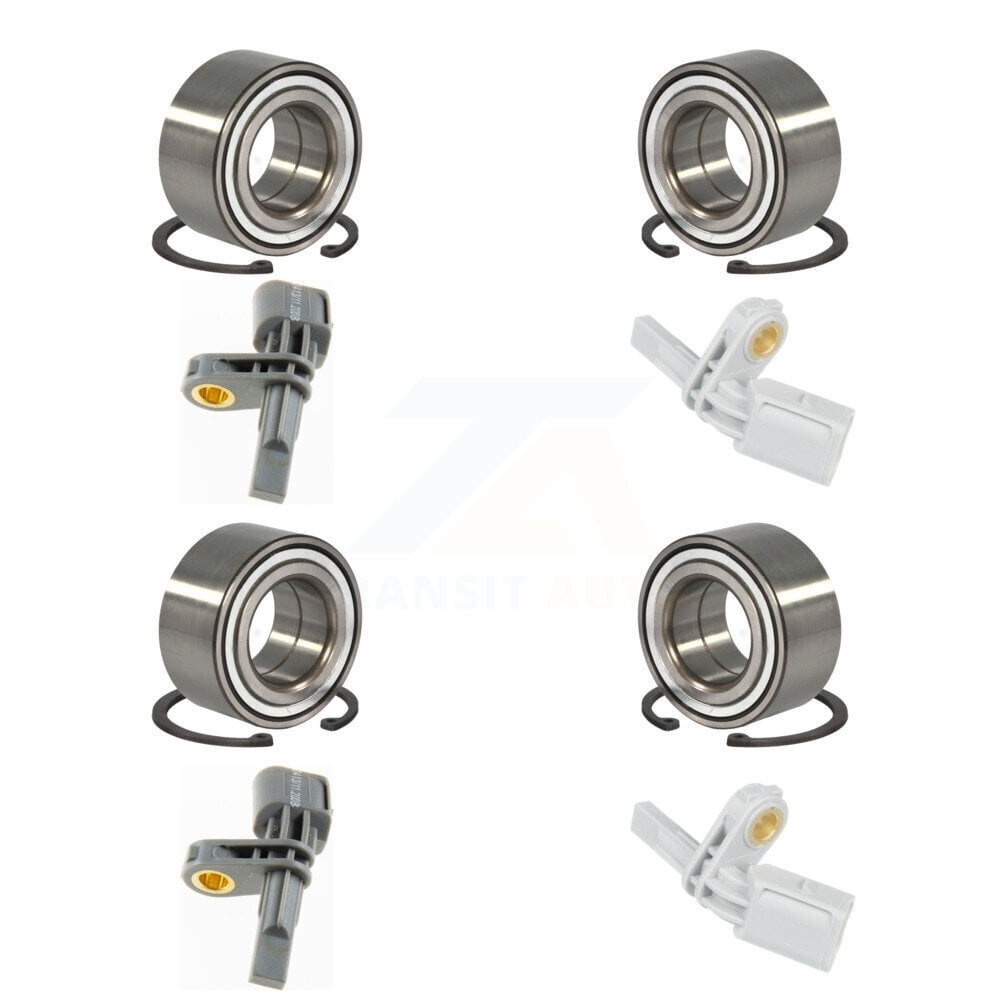 Kugel Front Rear Wheel Bearing and ABS Sensor Kit (8Pc) for Car Porsche ...