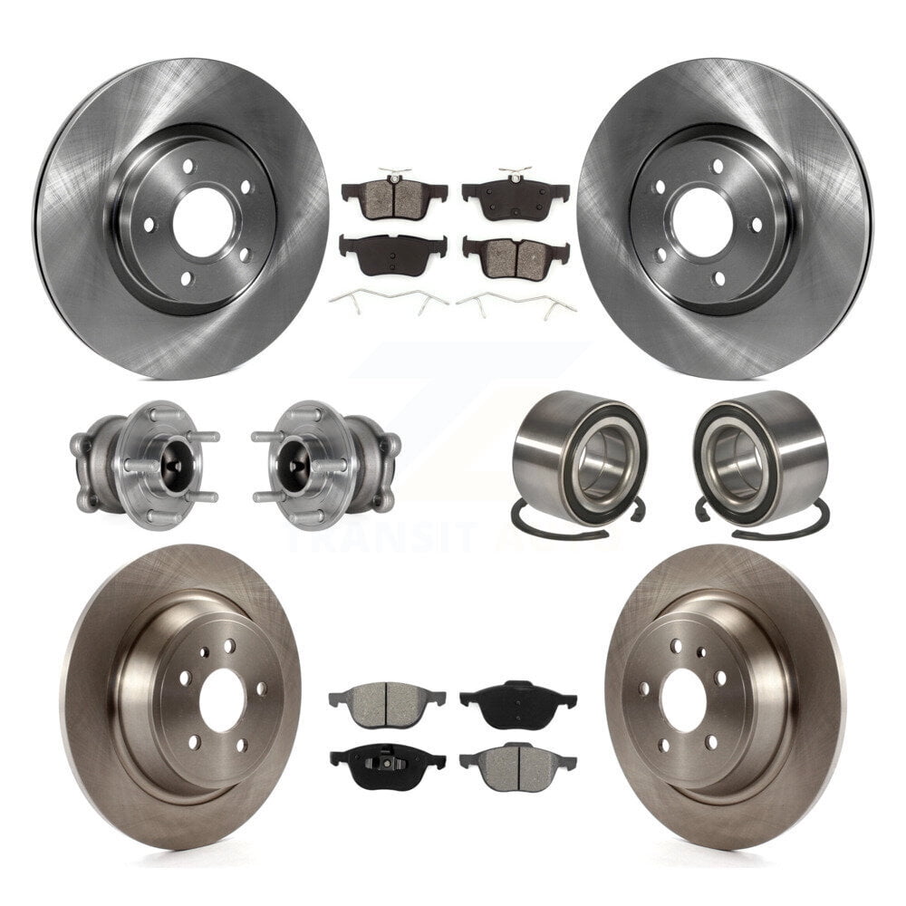 Transit Auto Front Rear Wheel Hub Bearing Assembly Disc Brake Rotors ...