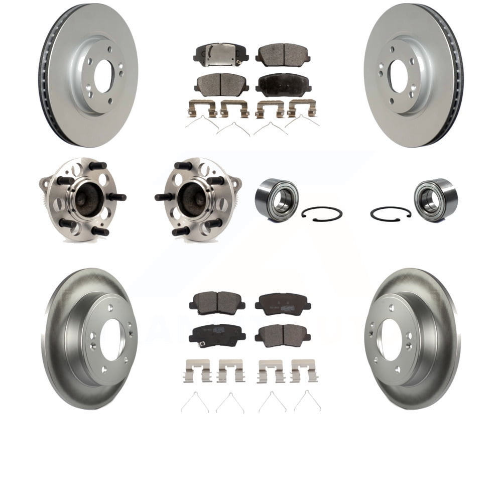 Transit Auto - Front Rear Wheel Hub Bearings Assembly Coated Disc Brake ...