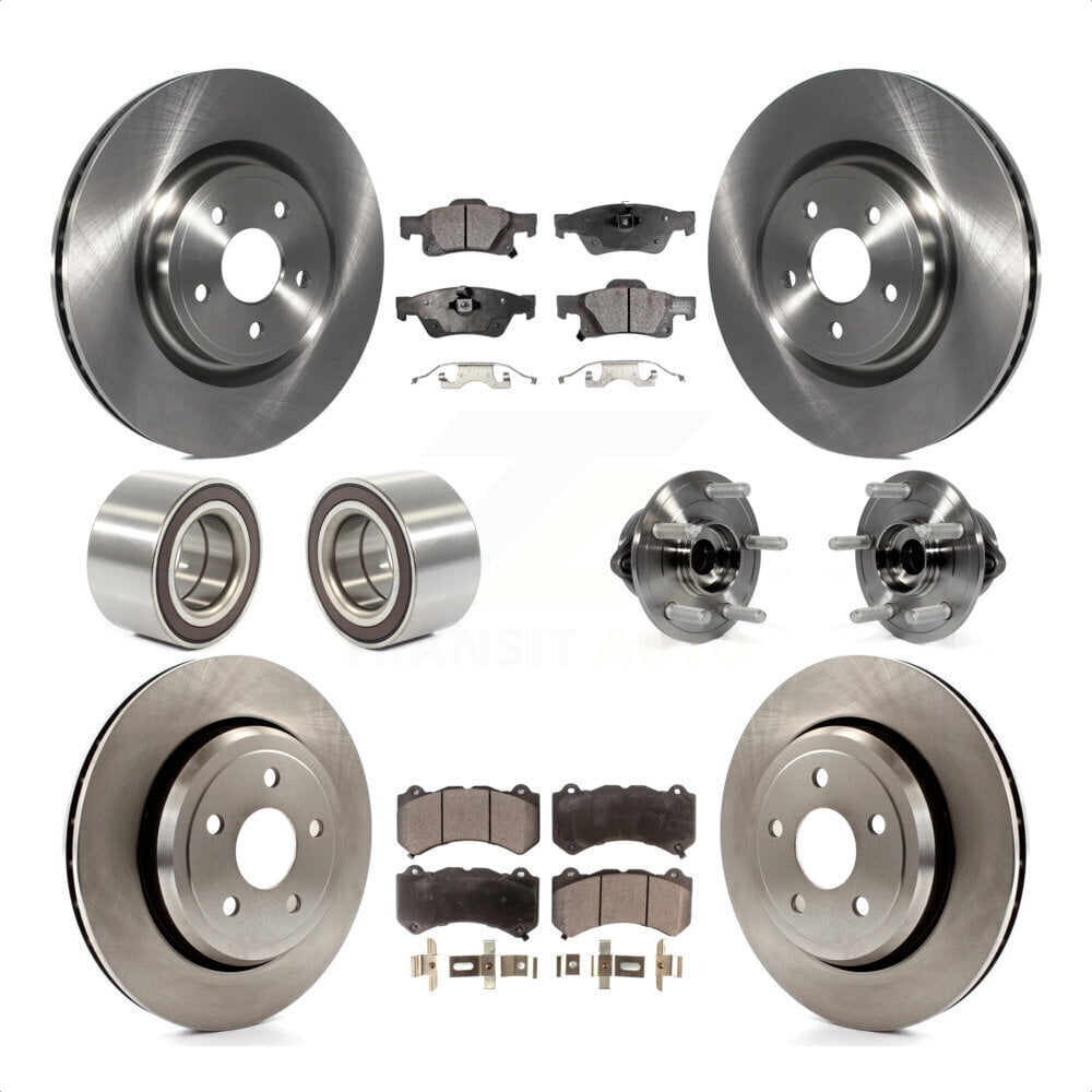 Transit Auto Front Rear Hub Bearing Assembly Disc Brake Rotors and ...
