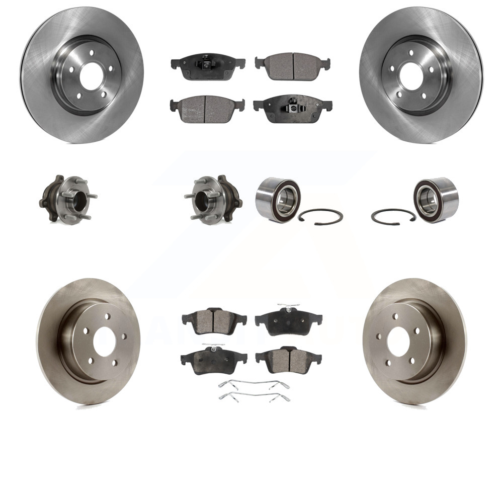 Transit Auto Front Rear Wheel Hub Bearings Assembly Disc Brake Rotors ...
