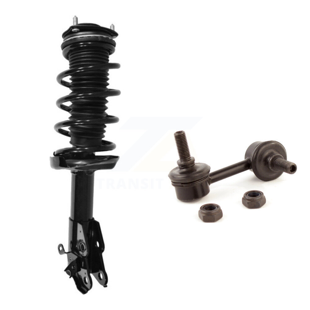 Transit Auto Front Right (Passenger Side) Complete Shock Assembly and TOR Link Kit for Car Honda ...