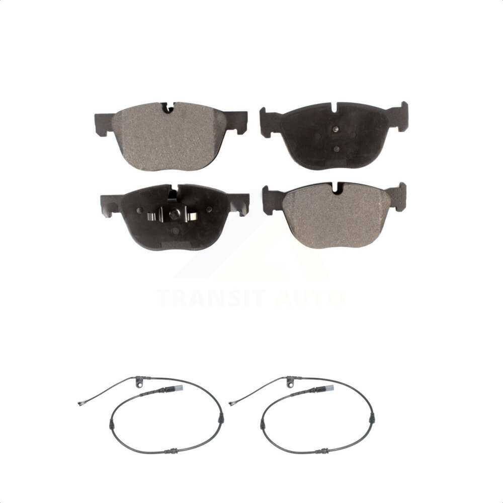 Transit Auto - Front Semi-Metallic Disc Brake Pads And Wear Sensors Kit ...