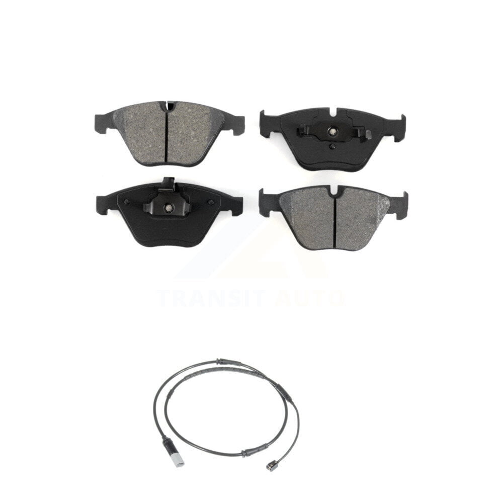 SIM Front Semi-Metallic Disc Brake Pads and Wear Sensors Kit for Car ...