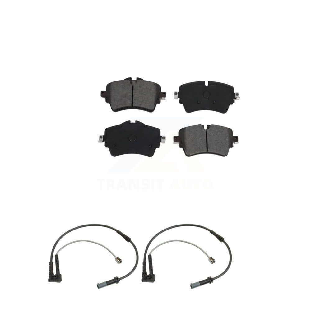 SIM Front Semi-Metallic Disc Brake Pads and Wear Sensors Kit for Car ...