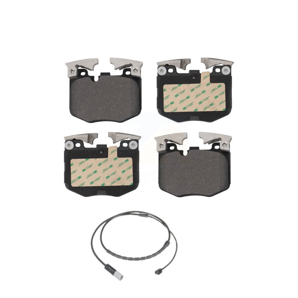 Transit Auto Front Semi-Metallic Disc Brake Pads and Wear Sensors Kit ...
