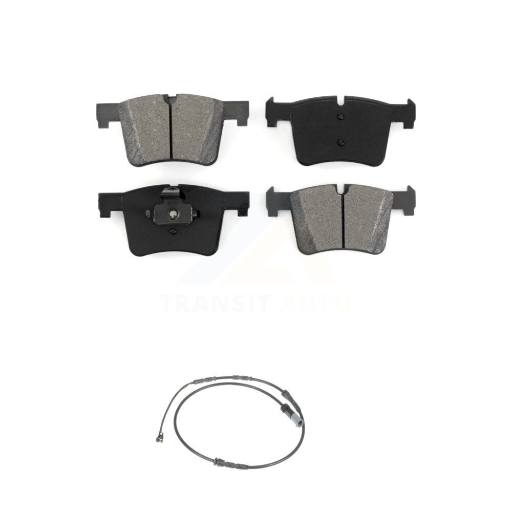 SIM Front Semi-Metallic Disc Brake Pads and Wear Sensors Kit for Car ...