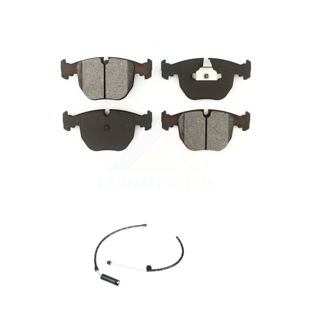 SIM Front Semi-Metallic Disc Brake Pads and Wear Sensors Kit for Car ...