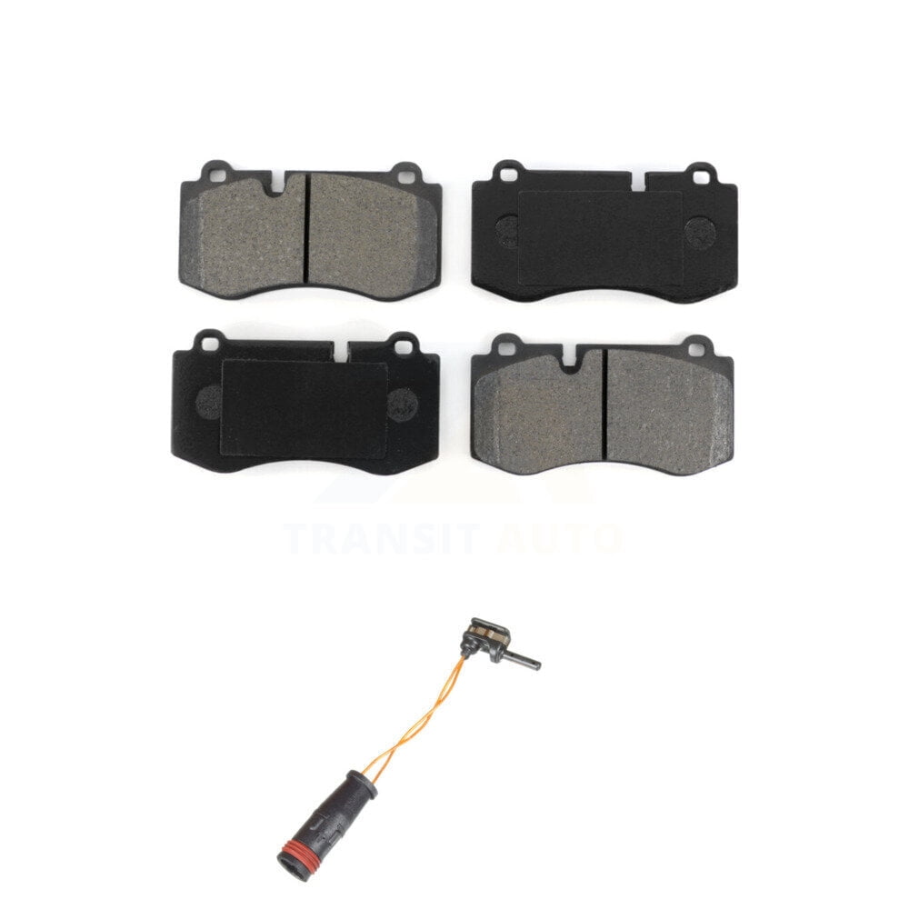 SIM Front Semi-Metallic Disc Brake Pads and Wear Sensors Kit for Car ...