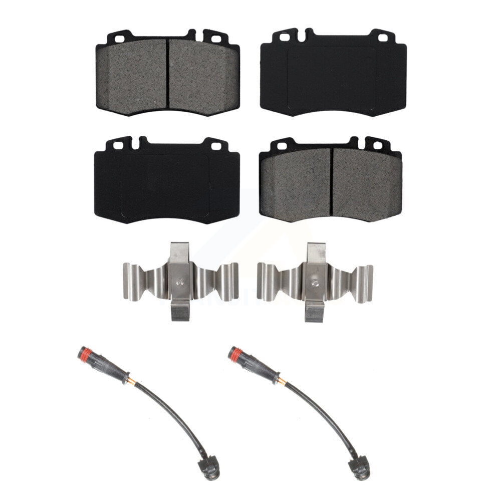 SIM Front Semi-Metallic Disc Brake Pads and Wear Sensors Kit for Car ...