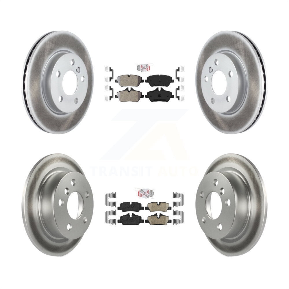 Transit Auto - Front Semi-Metallic Rear Ceramic Pads And Coated Disc ...