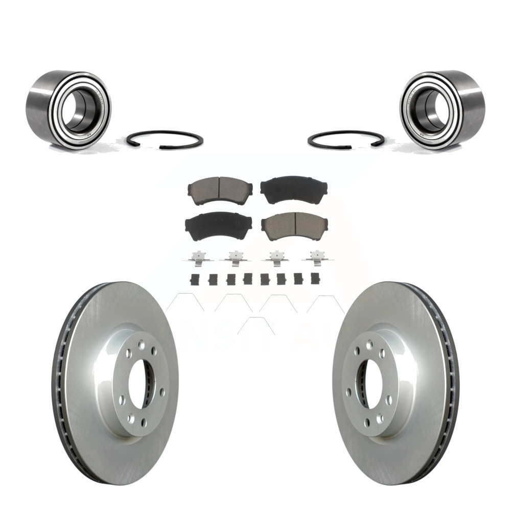 Transit Auto Front Wheel Bearing Coated Disc Brake Rotors and Ceramic ...