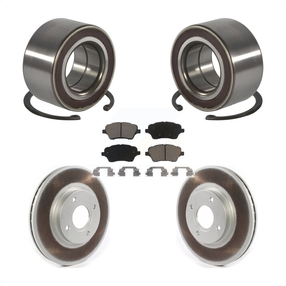 Transit Auto Front Wheel Bearing Coated Disc Brake Rotors and Ceramic ...