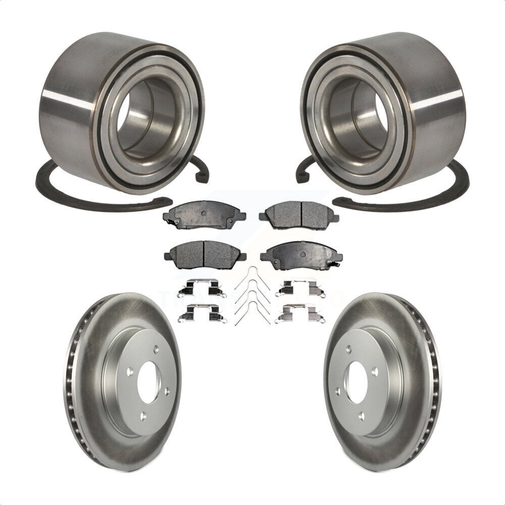 Transit Auto Front Wheel Bearing Coated Disc Brake Rotors and Ceramic ...