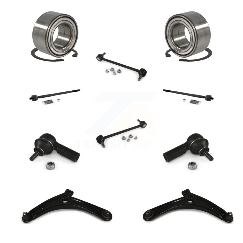 Transit Auto Front Wheel Bearing Lower Control Arm with Ball Joint Outer Inner Tie Rod & Sway ...