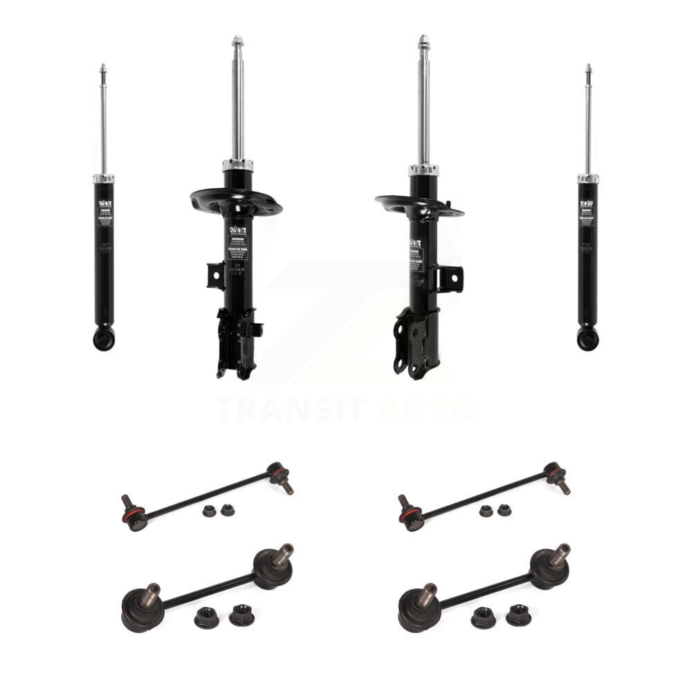 Transit Auto Front Rear Suspension Strut Shock & TOR sway Bar Link Kit ...