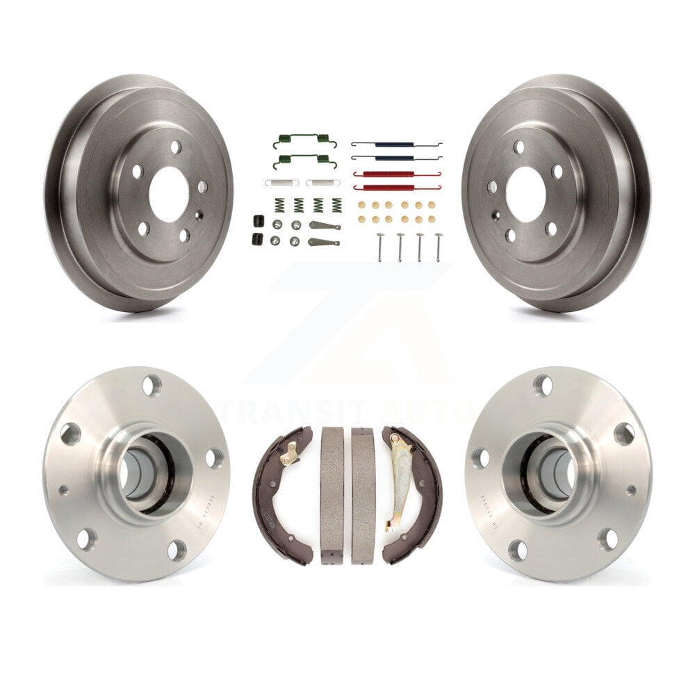 Transit Auto Rear Brake Drum Shoe Hardware and Wheel Hub Bearing ...