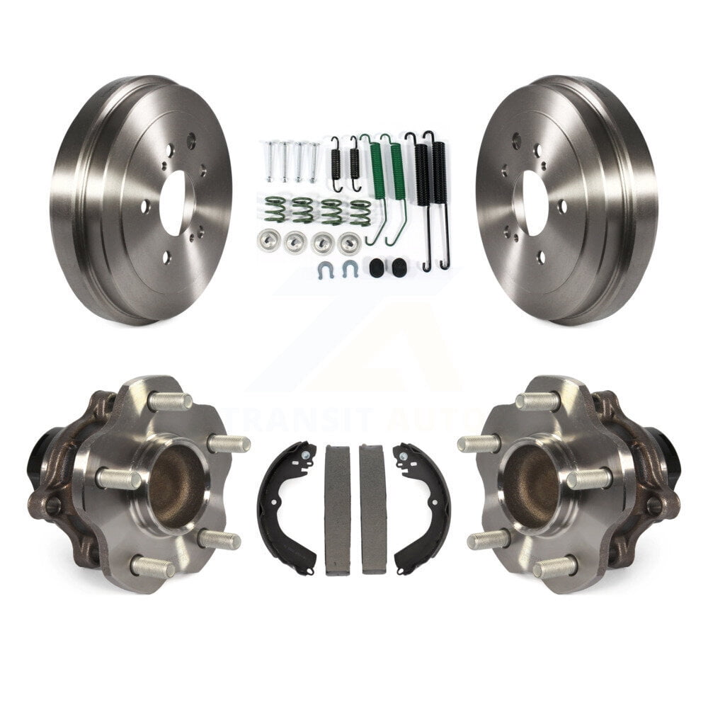 Transit Auto Rear Brake Drum Shoe Hardware and Wheel Hub Bearing ...