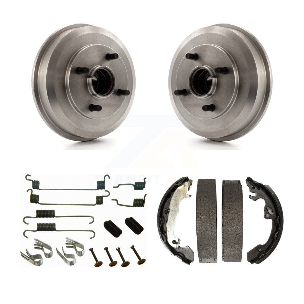 Transit Auto Rear Brake Drum Shoes and Spring Kit for Car 2000-2008 ...