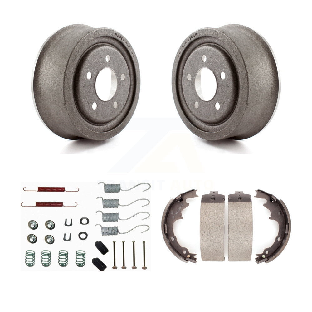 Transit Auto Rear Brake Drum Shoes and Spring Kit for Car Jeep Wrangler ...