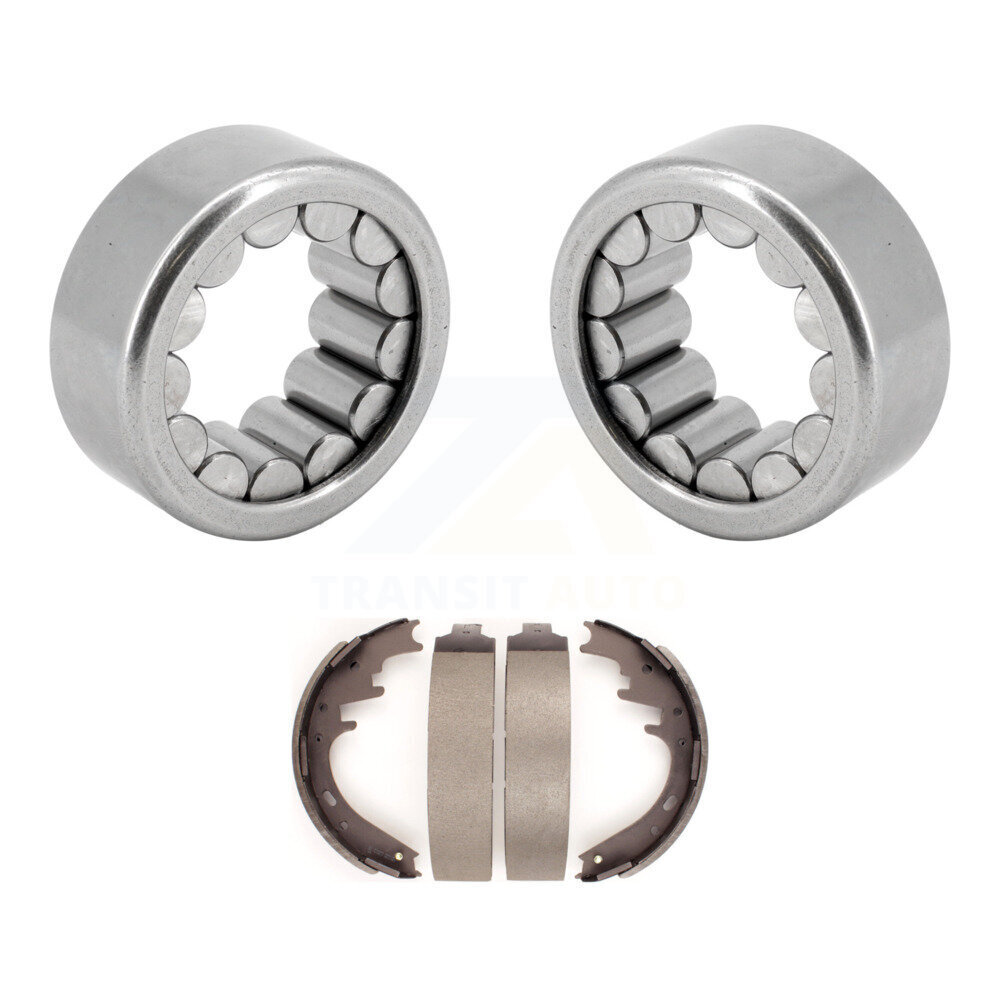 Transit Auto Rear Brake Drum Shoes and Wheel Bearing Kit for Car Ford F ...